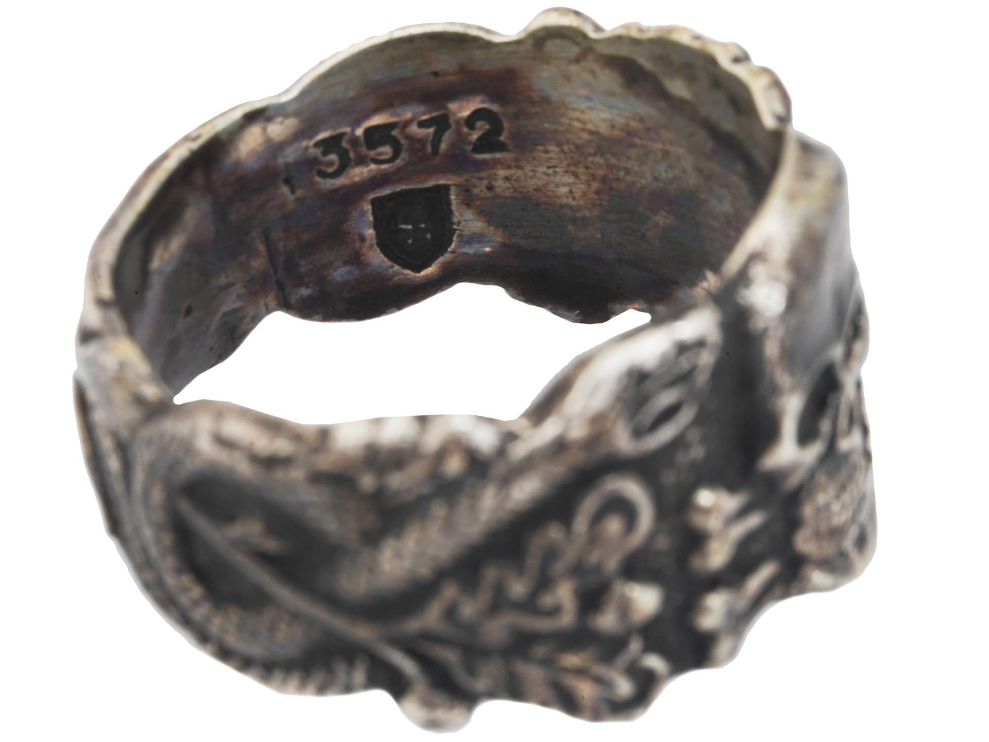 Lot 380 | NAZI GERMAN WWII SS ANTI-PARTIZAN OFFICER RING